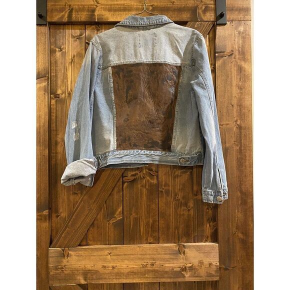 Jackets & Coats | Reserve Fairfax Denim Leather Jacket | Poshmark